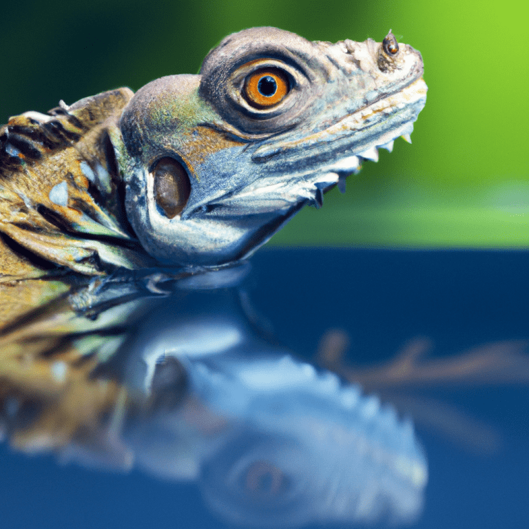 Clean water for lizards