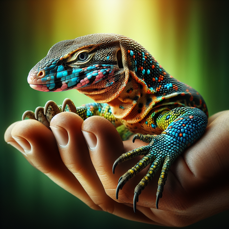 Monitor lizard handling response