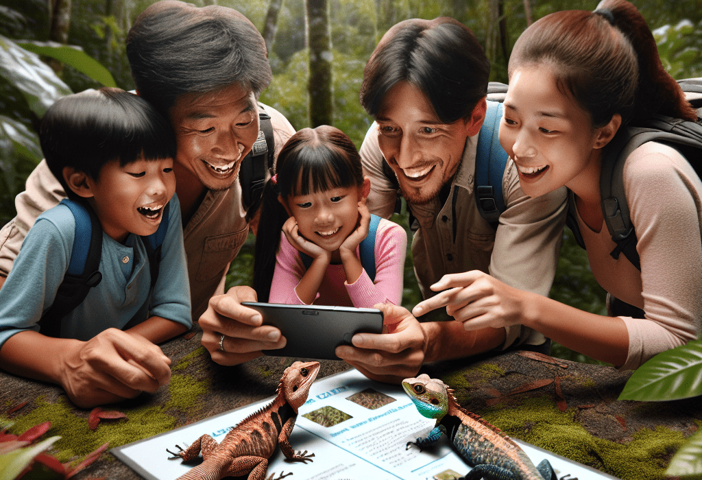 Lizards Defend Using Camouflage: A Family Guide