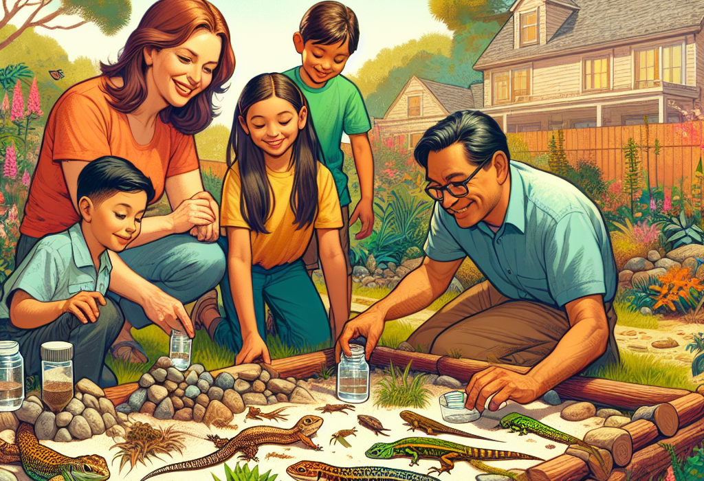 Lizard-friendly garden microhabitats: A Family Guide