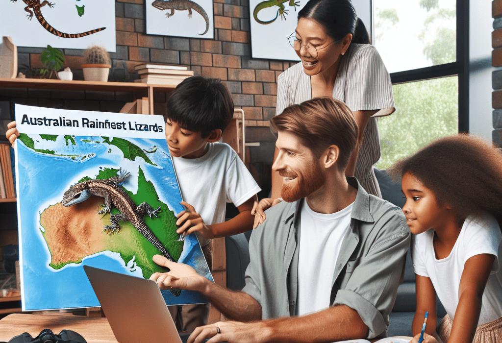 Australian Rainforest Lizards Citizen Scientist: A Family Guide