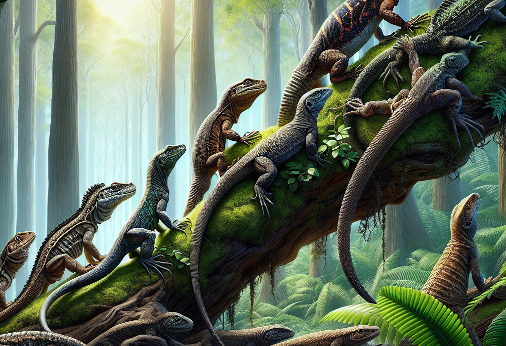 Lizard Evolution in Australian Rainforests: A Family Guide