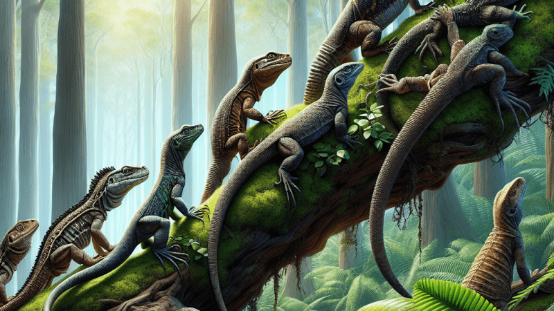 Lizard Evolution in Australian Rainforests: A Family Guide