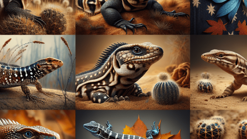 North American Lizard Identification Guide for Families