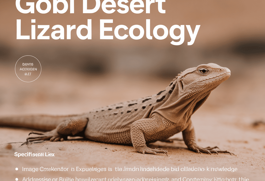 Gobi Desert Lizard Ecology for Families