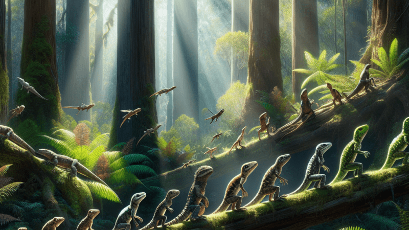 Lizard Evolution in Australian Rainforests: A Beginner's Guide
