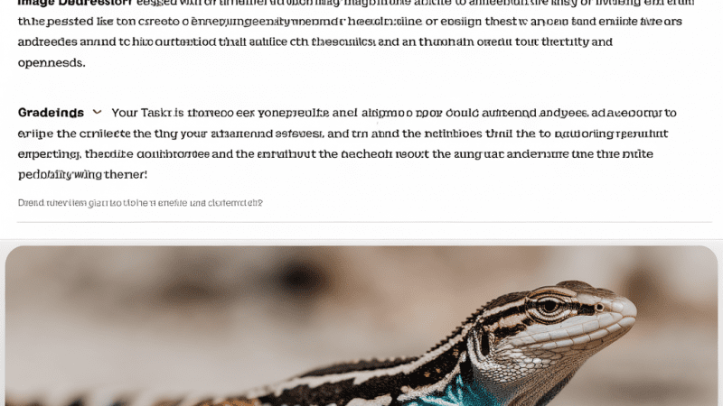 Lizard Thermal Activity Gradients: A Parent's Guide